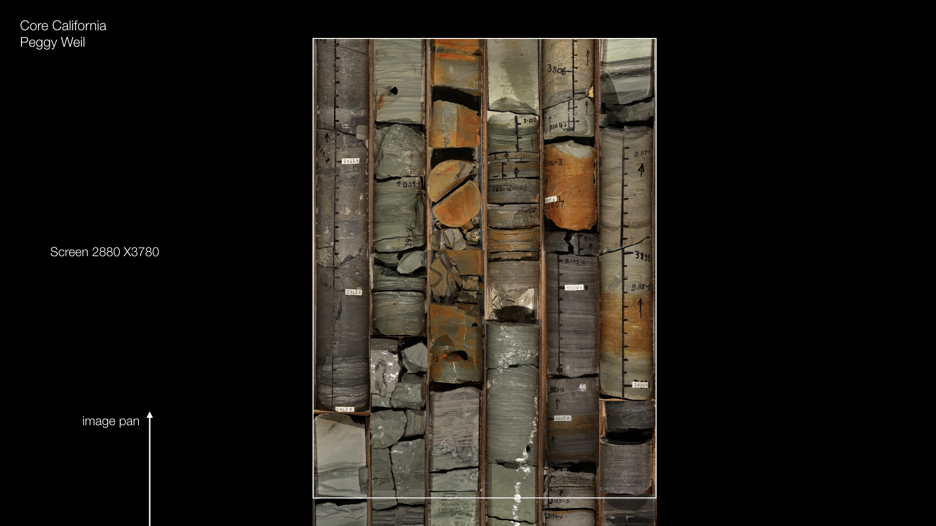 18 Cores — Geothermal Cores from Under the Salton Sea - Peggy Weil Studio